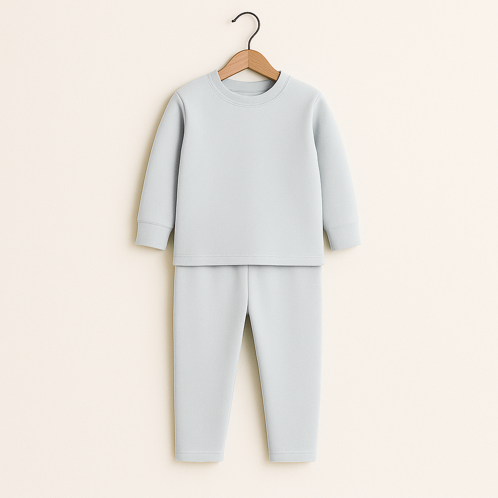 Shop Warm Layers Baby Innerwear Set – White winterwear| babyplanet.pk ...