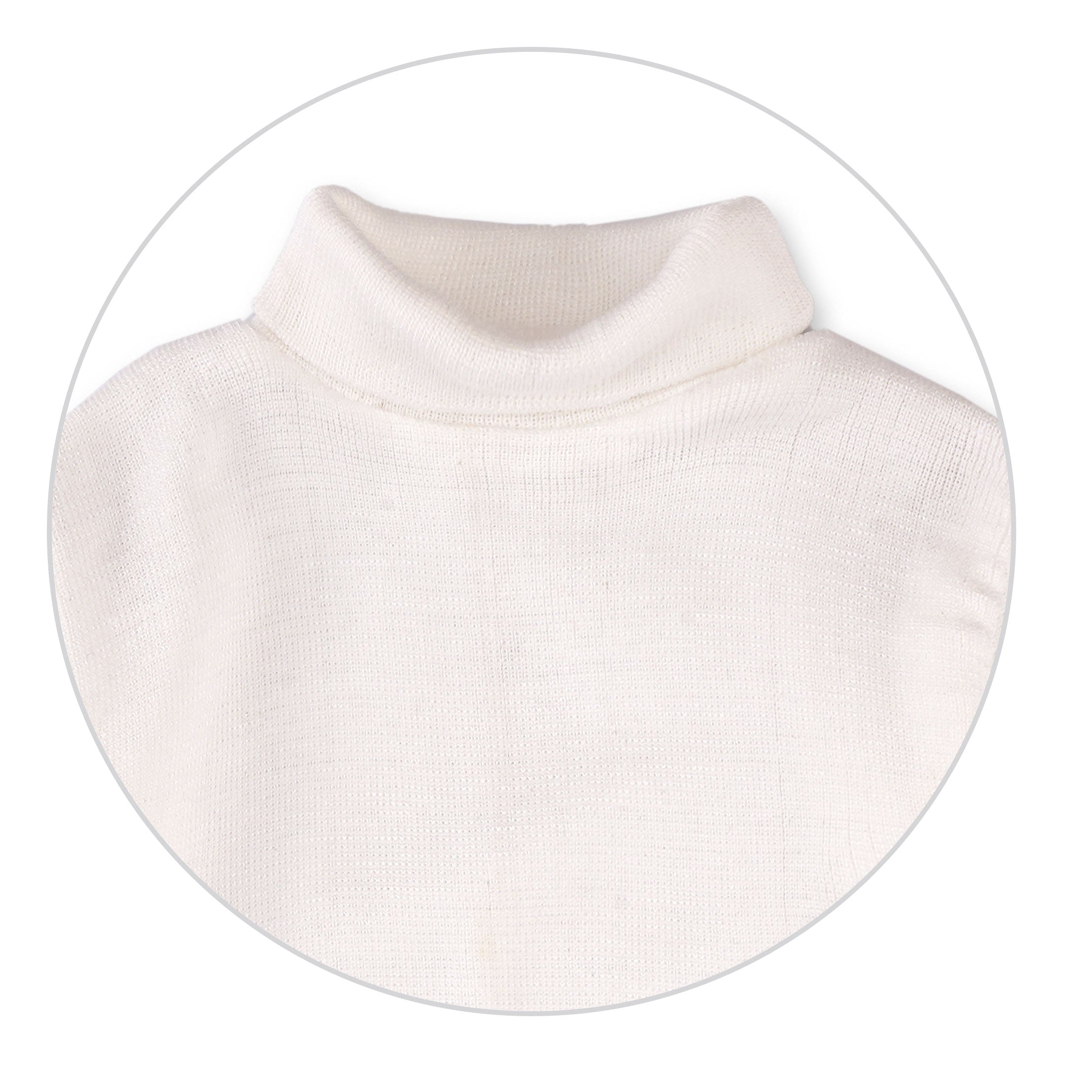 Baby Mock Neck White - Sunshine – Baby Planet