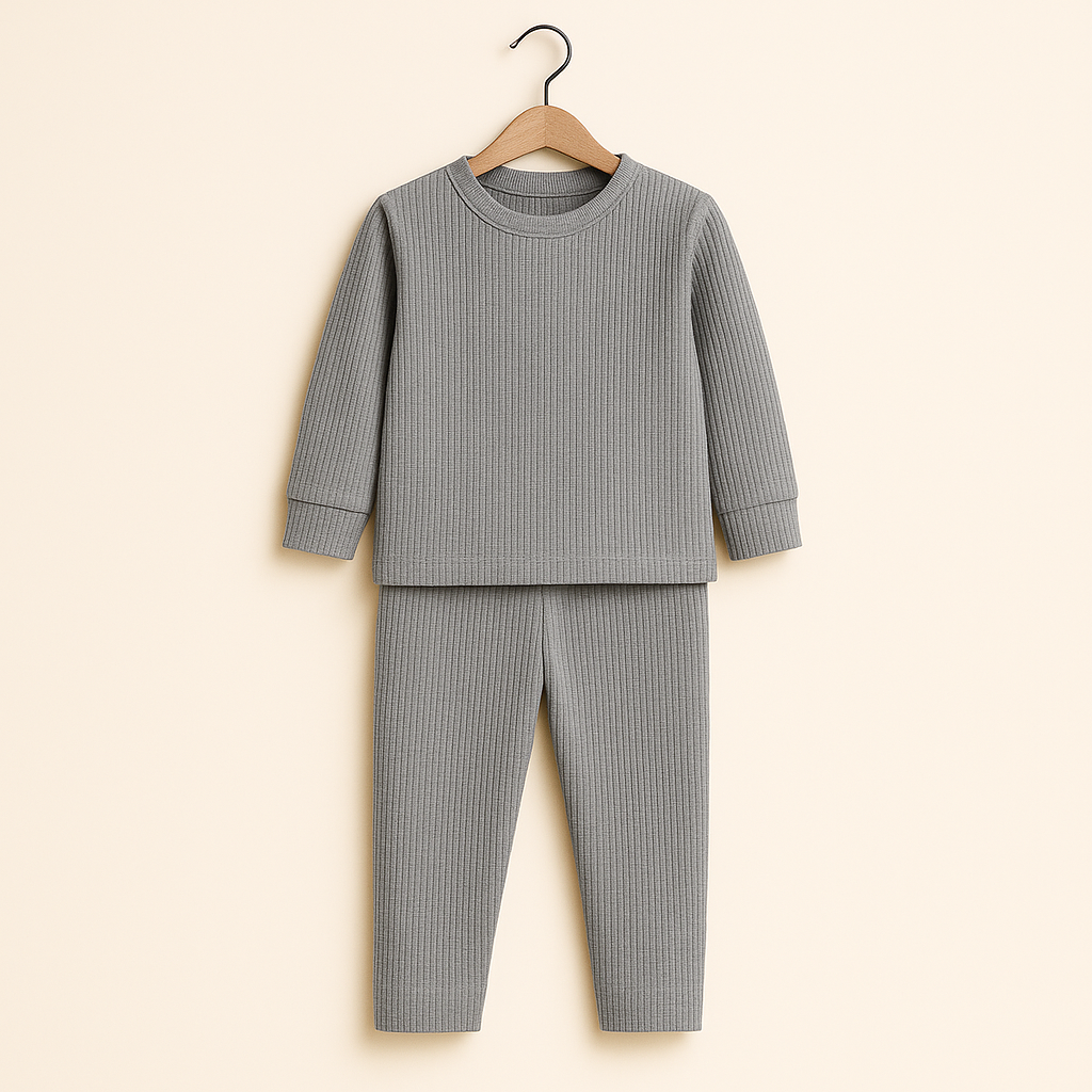 Shop Baby Sets Baby Innerwear Set – Grey winterwear| babyplanet.pk ...