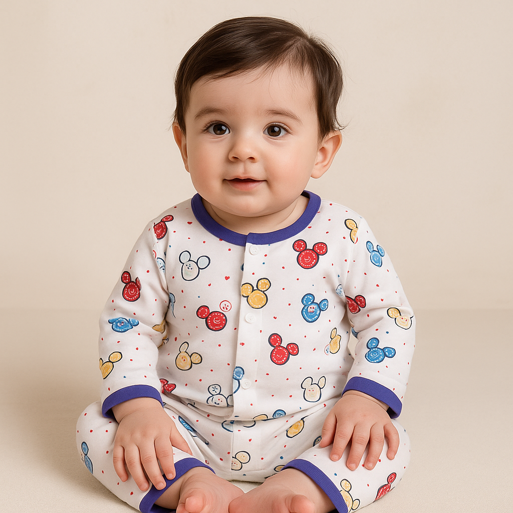Shop Now Character Cotton Sleepsuit for Babies | babyplanet.pk – Baby ...