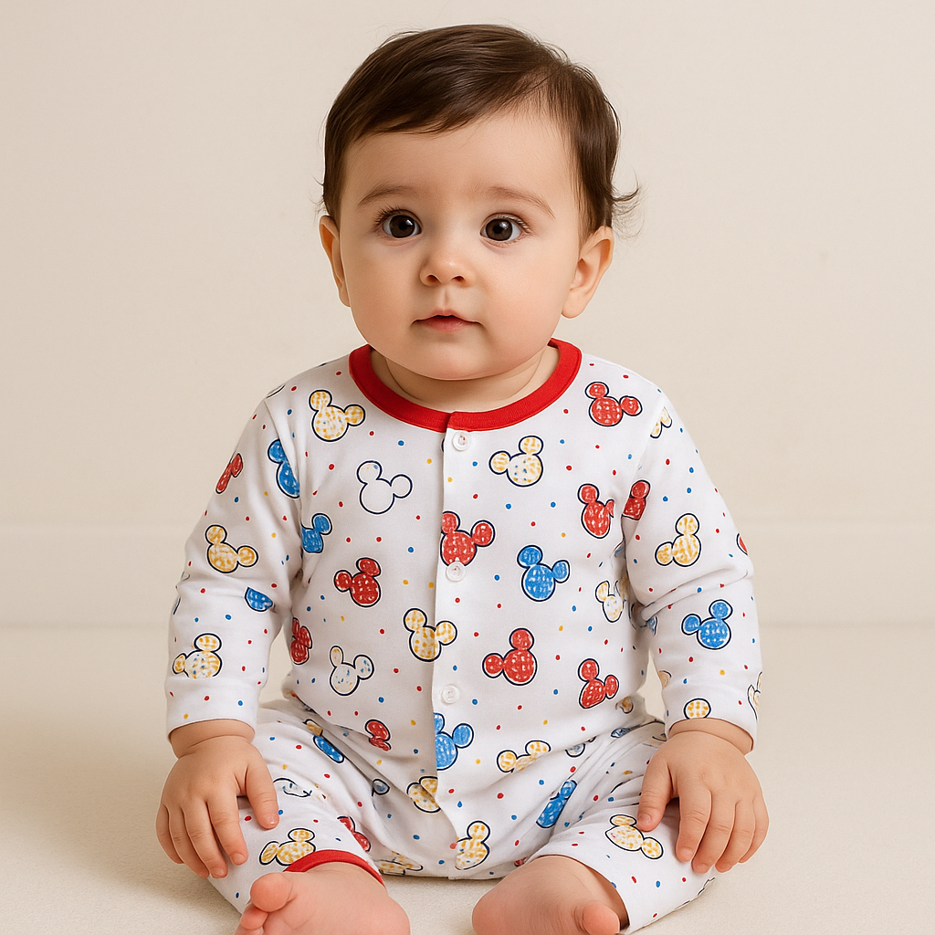 Shop Now Character Cotton Sleepsuit for Babies | babyplanet.pk – Baby ...