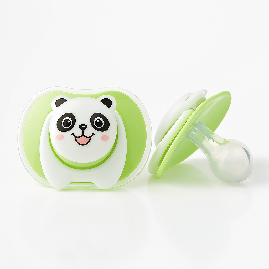 Baby Pacifier Bear Panda Green - Sunshine – Baby Planet