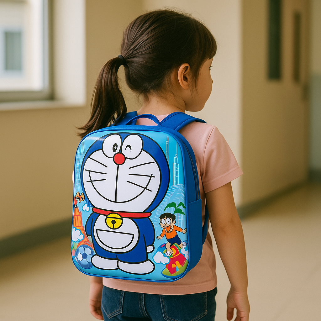 Order Now School Bag Doraemon Blue backpack | babyplanet.pk – Baby Planet