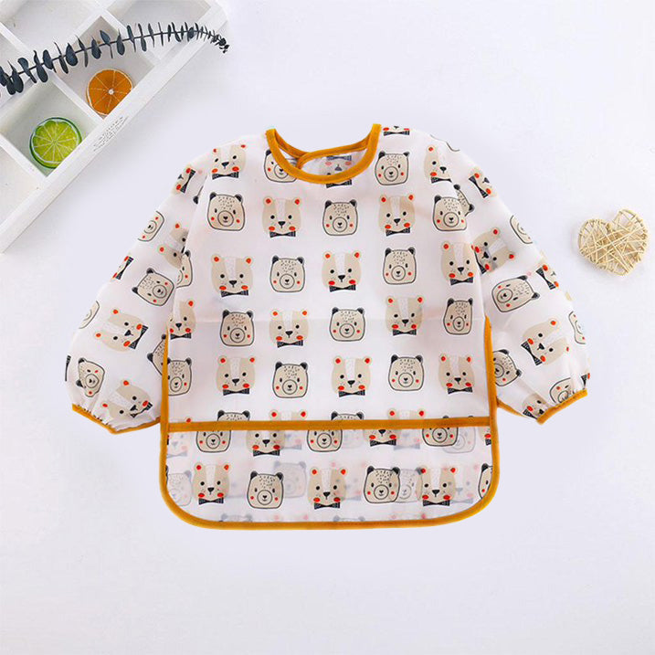 Baby Apron Bib Bear Mustard - Sunshine – Baby Planet