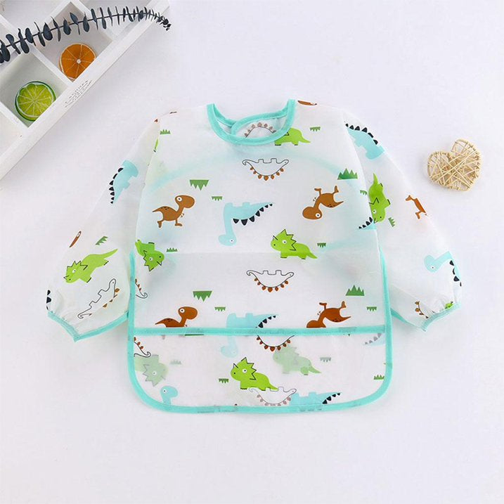 Baby Apron Bib Dinosaur See Green - Sunshine – Baby Planet