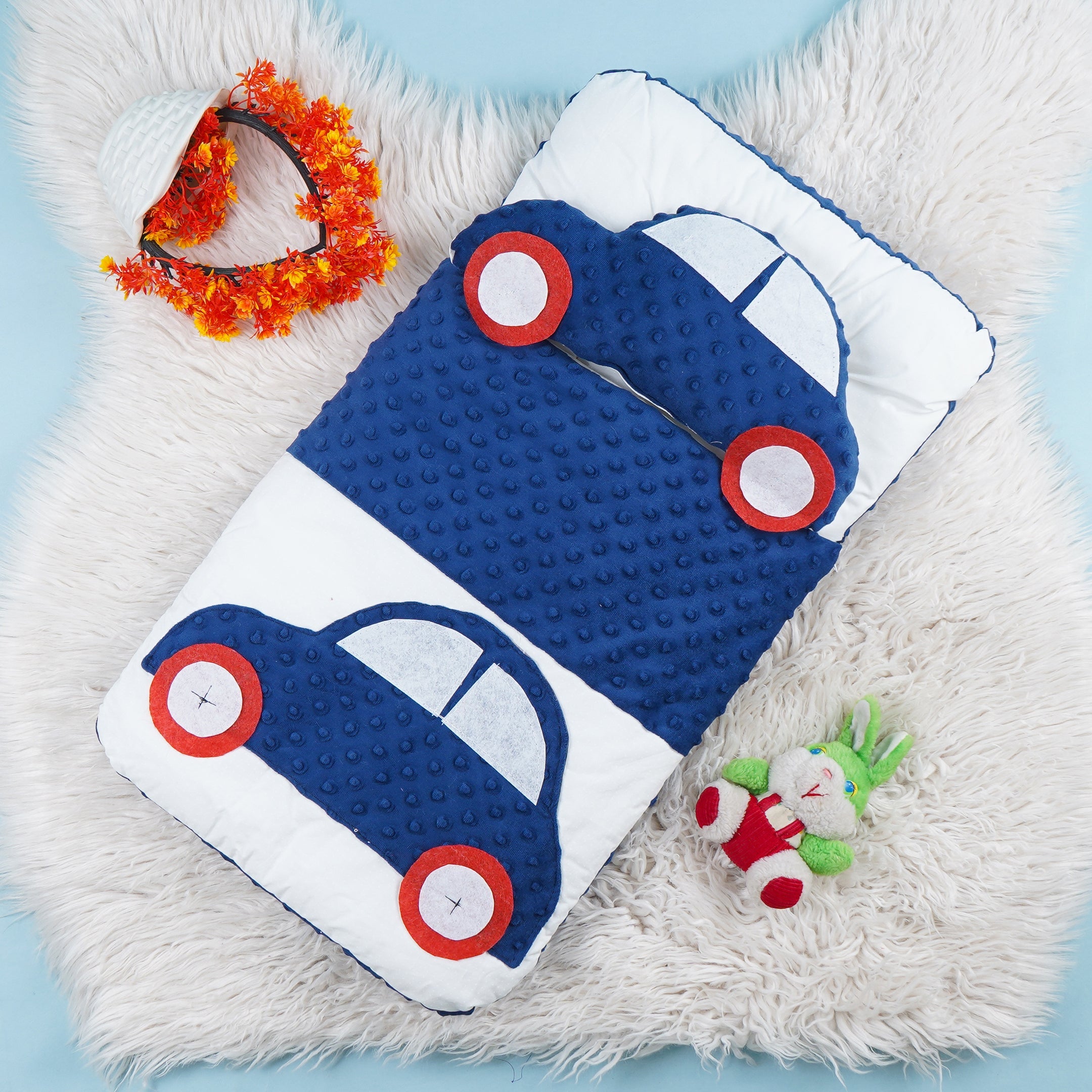 Baby Carry Nest Car Navy Blue - Bloom Baby