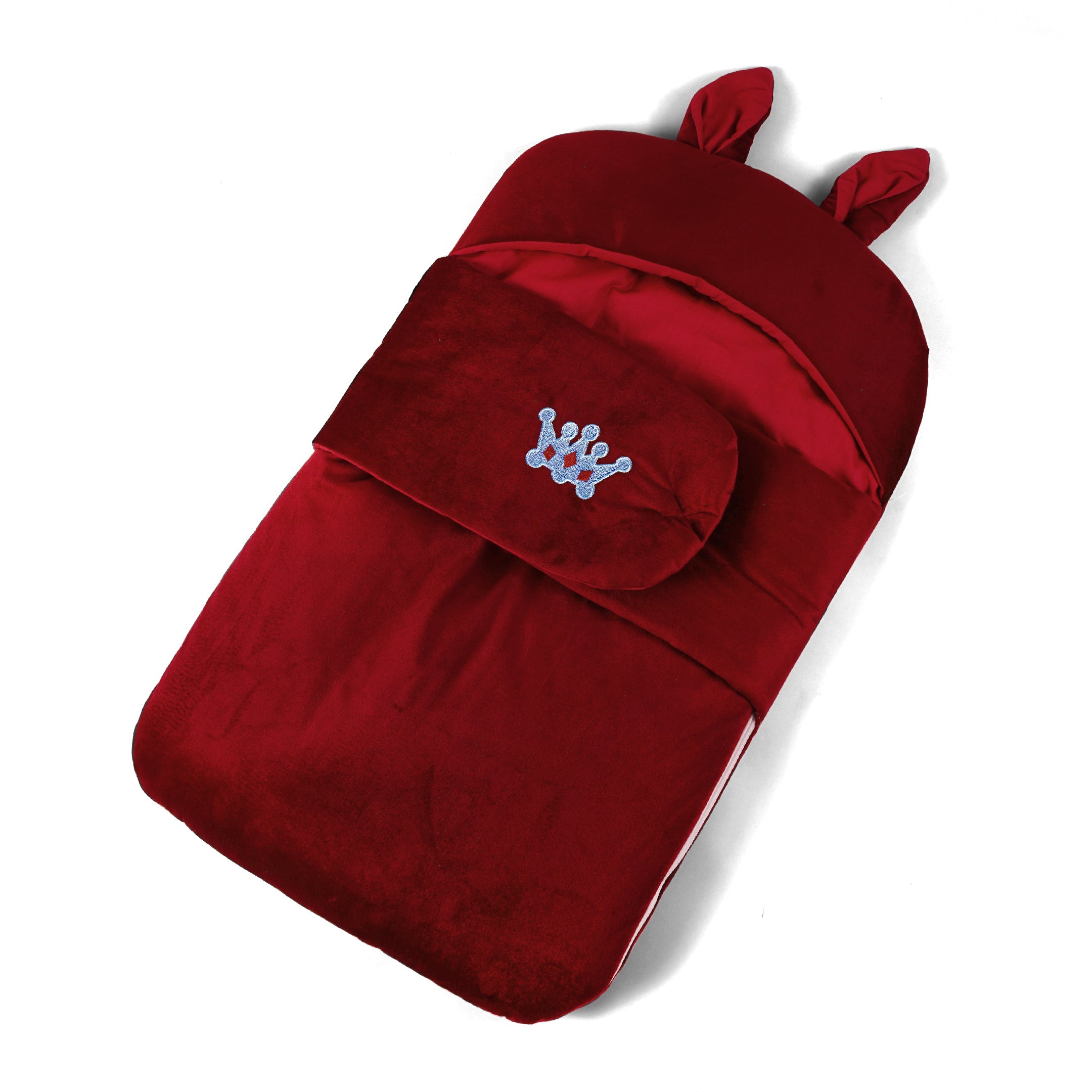 Baby Velvet Carry Nest Crown Maroon - Bloom Baby – Baby Planet